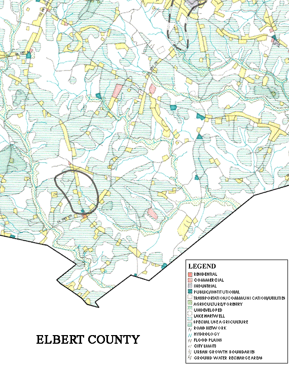 Hart County Land Use Map