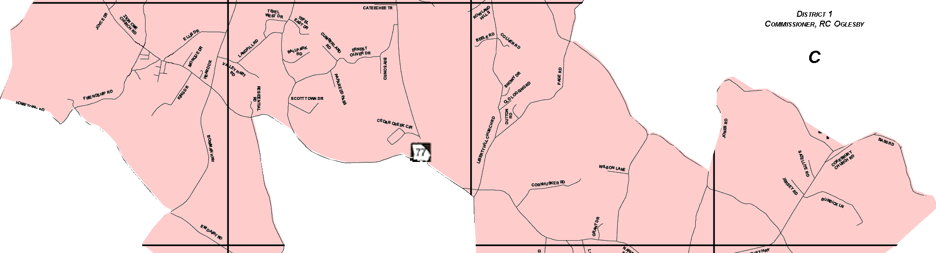 Hart County, Commissioner District 1