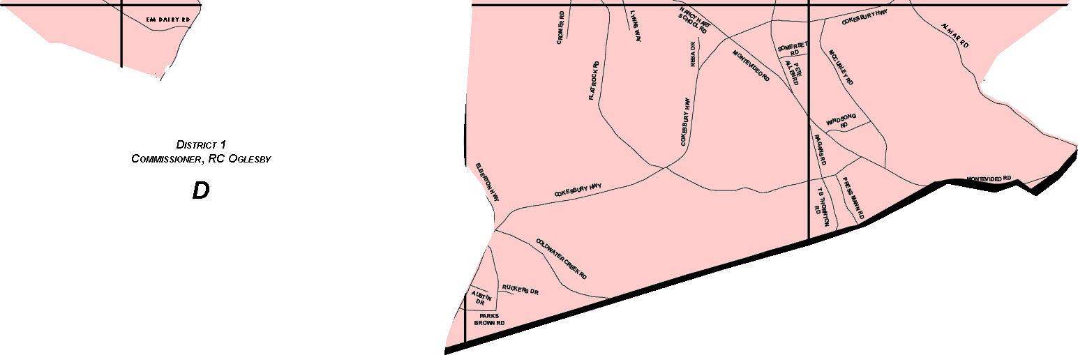 Hart County, Commissioner District 1